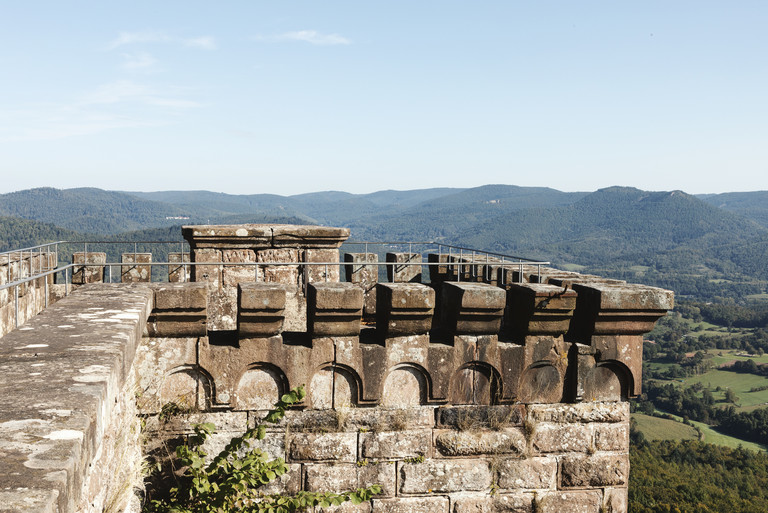 Trifels Castle . Burgenlandschaft Pfalz